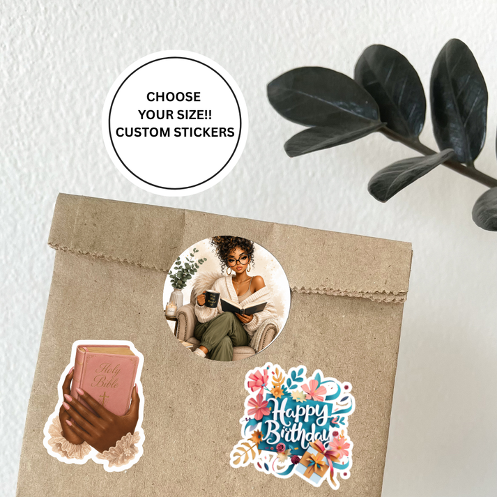 Custom Logo Die Cut Stickers – Be Gifted Custom Collections